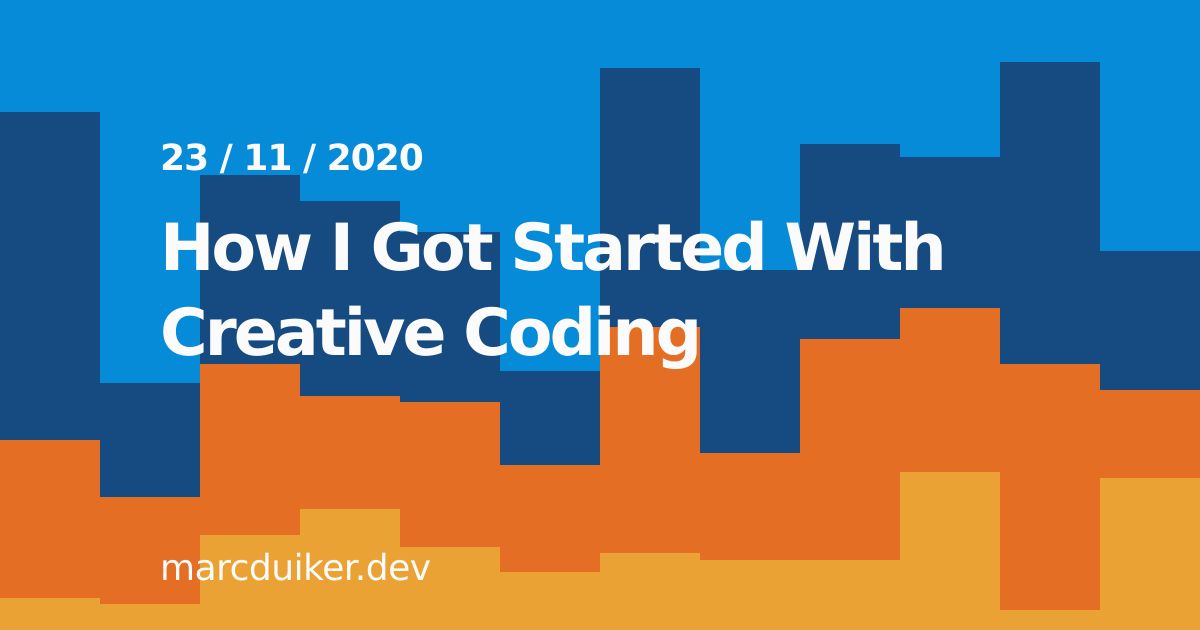 How I Got Started With Creative Coding