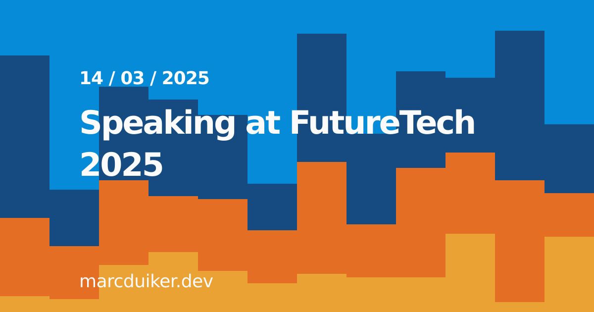 Speaking at FutureTech 2025