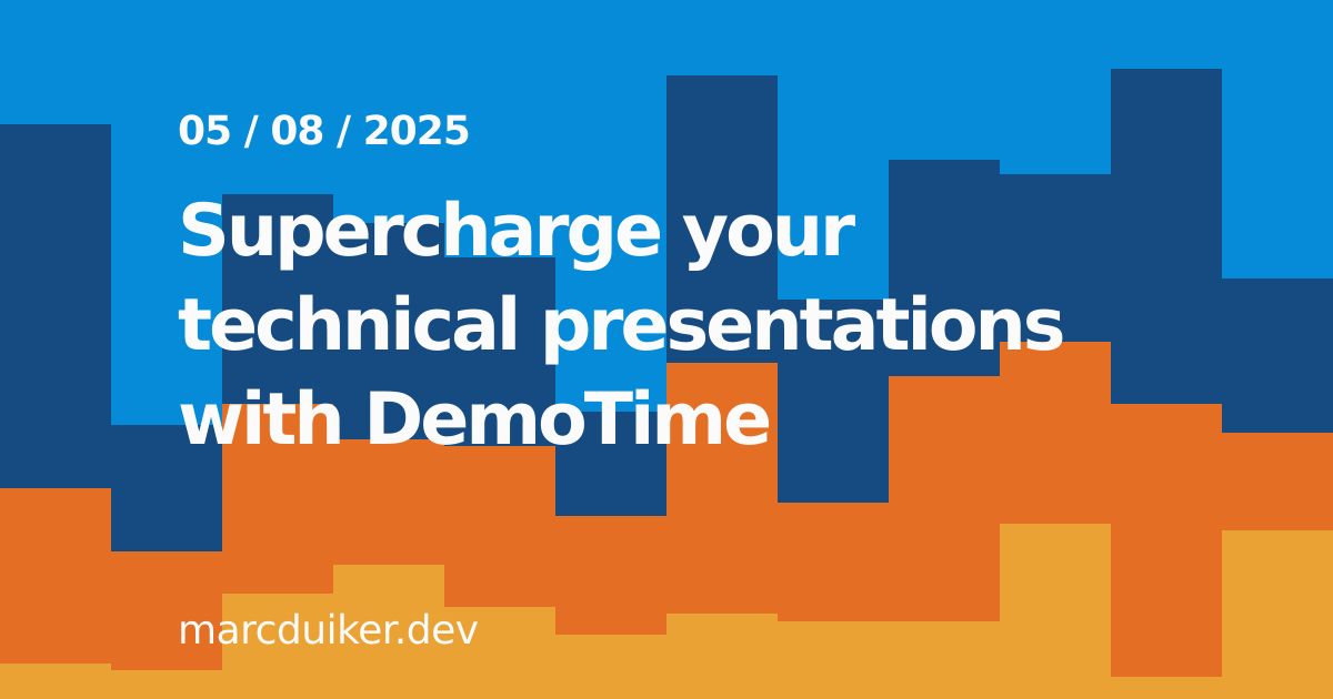 Supercharge your technical presentations with DemoTime